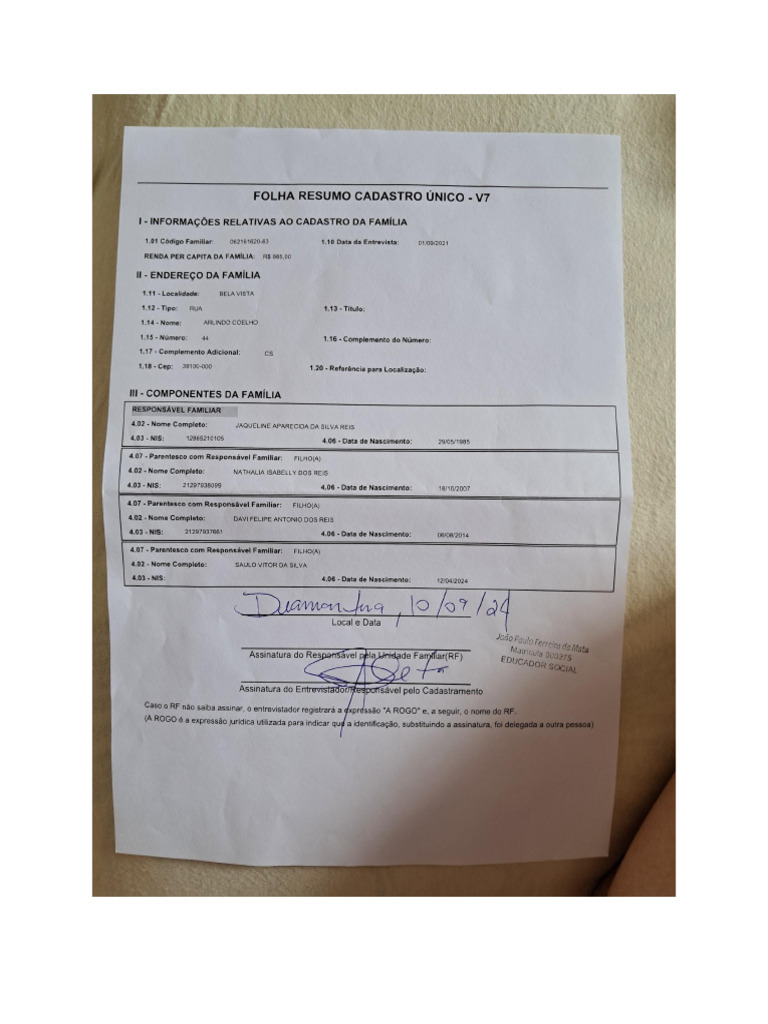 Cad Astro Unico | PDF