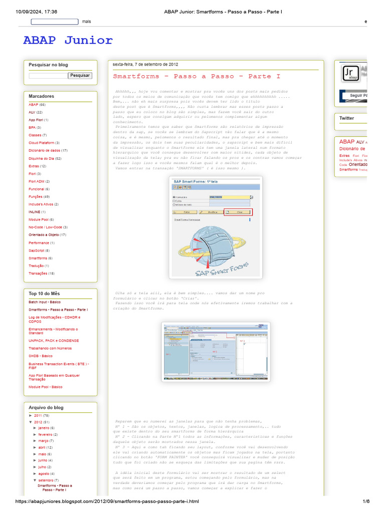 Smartforms - Passo A Passo - Parte I | PDF