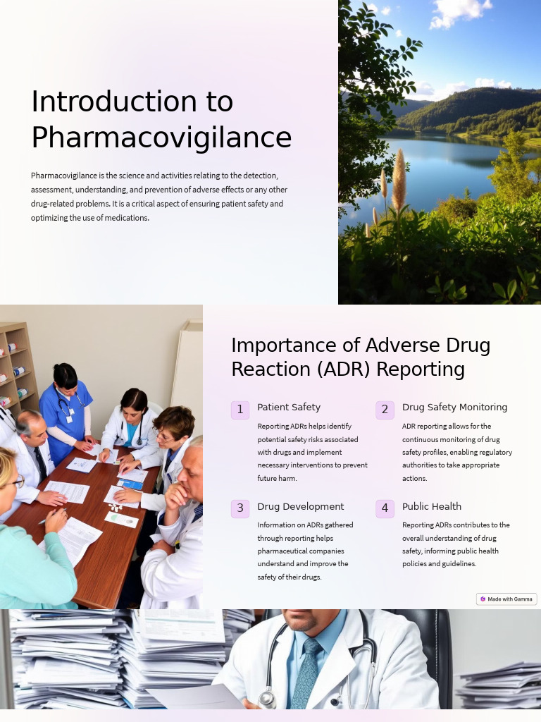Introduction To Pharmacovigilance | PDF