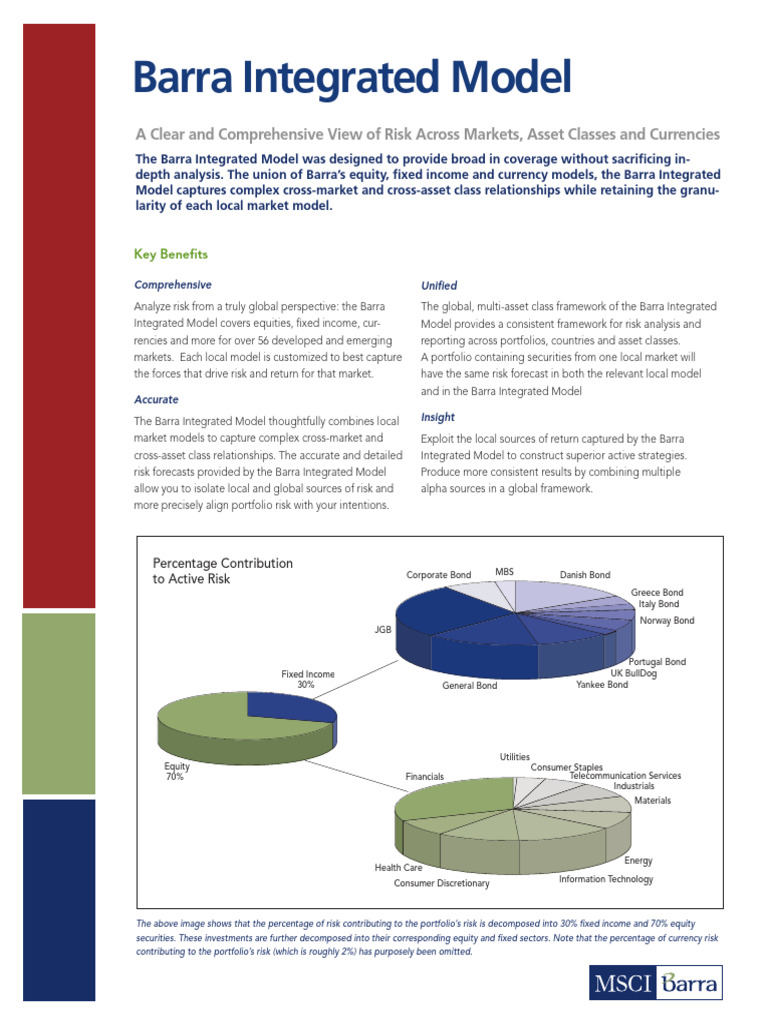 Barra Integrated Model II Jun09 | PDF