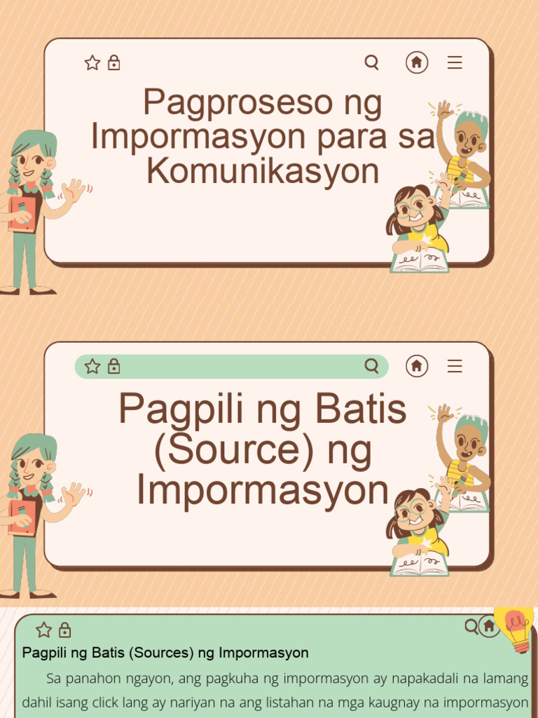 FIL111B - Paksa 3 - Pagproseso NG Impormasyon para Sa Komunikasyon | PDF