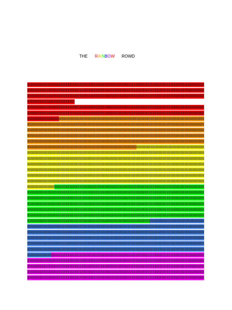 Rainbow World | PDF