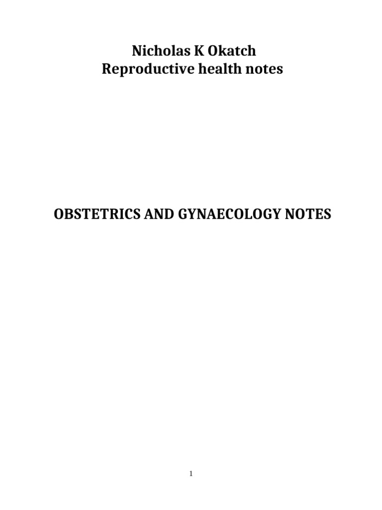 OBS-GYN Complete! | PDF