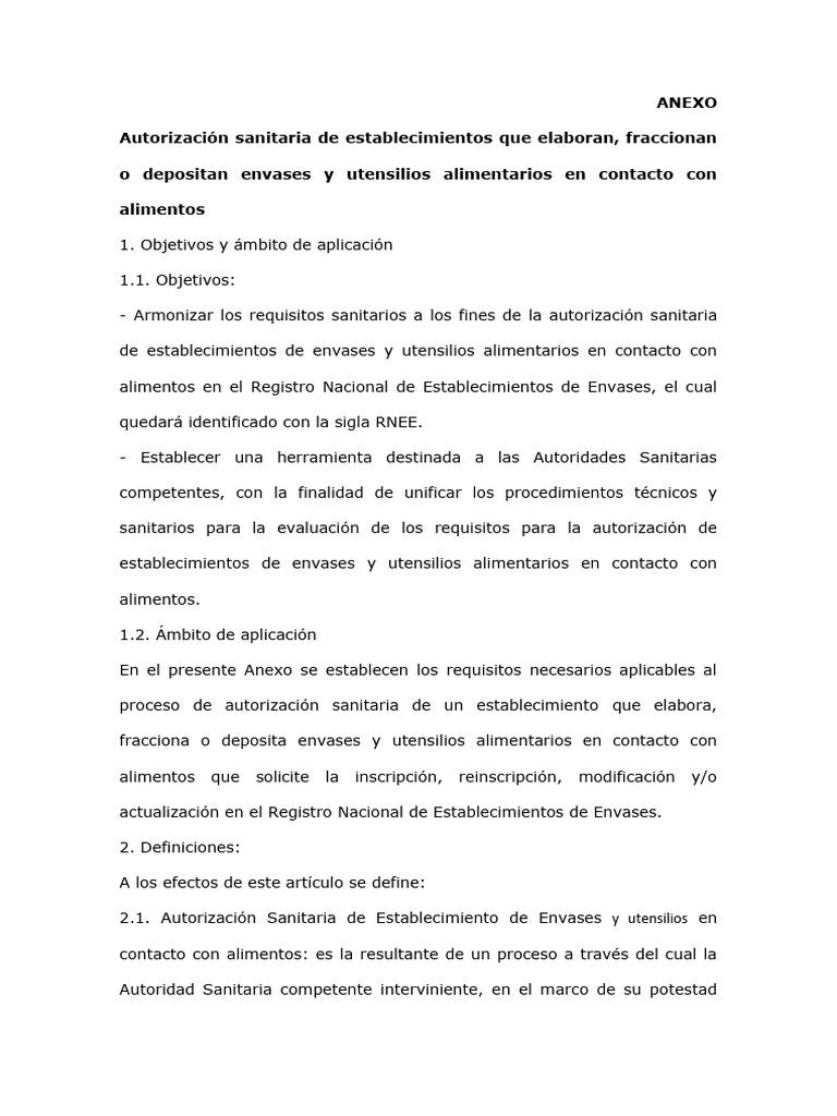 Requisitos RNEE | PDF