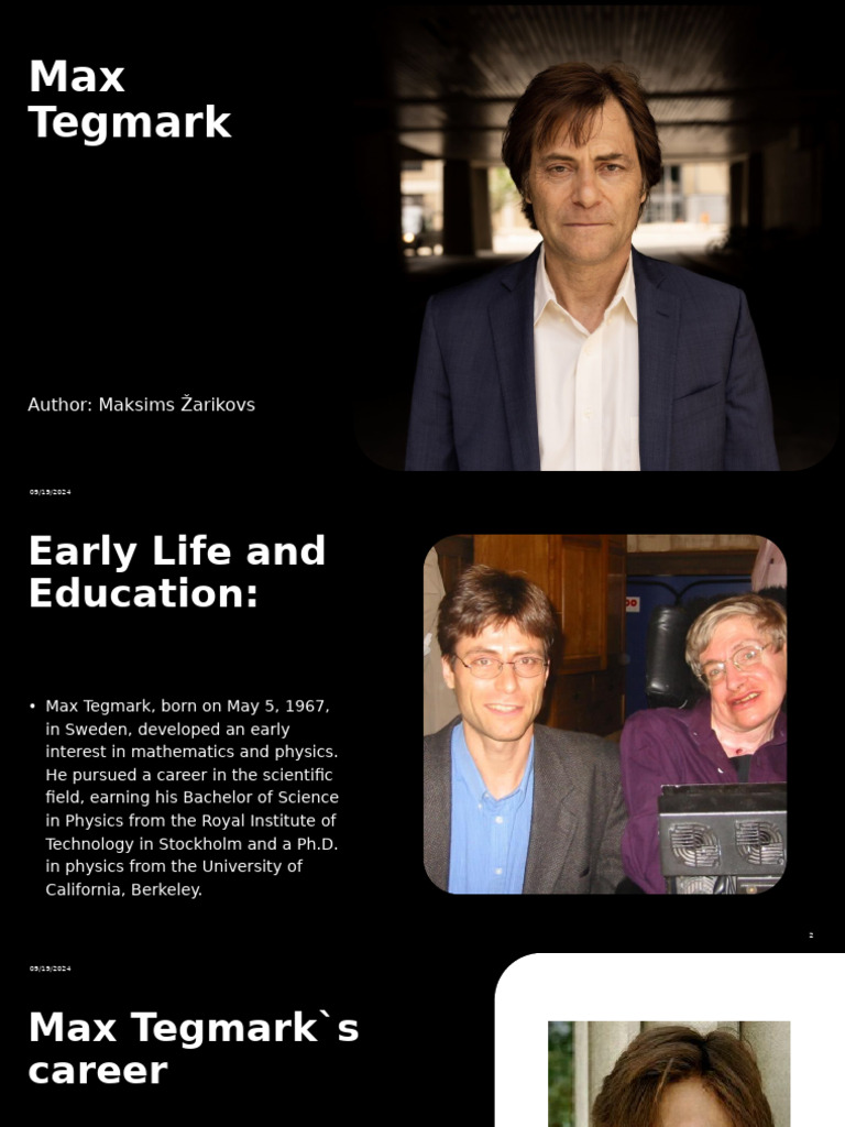Max Tegmark Presentation | PDF