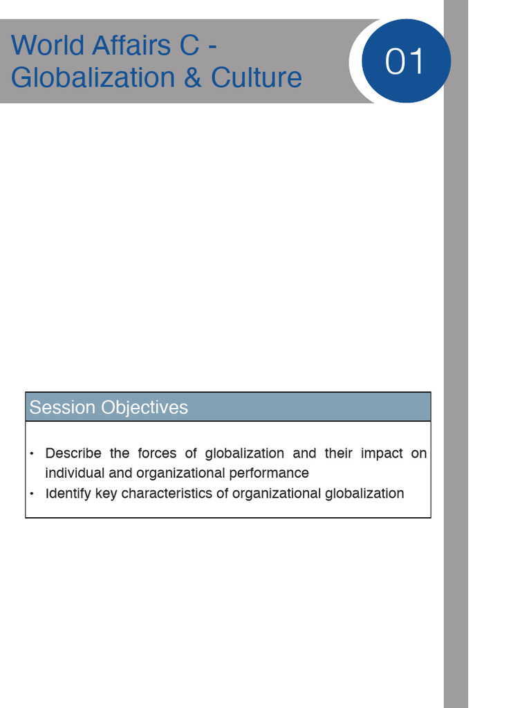 01 - Globalization Part 1 | PDF
