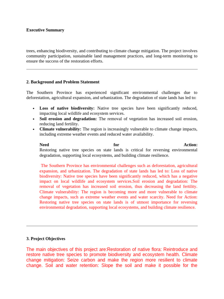 More Drafts of Proposal | PDF