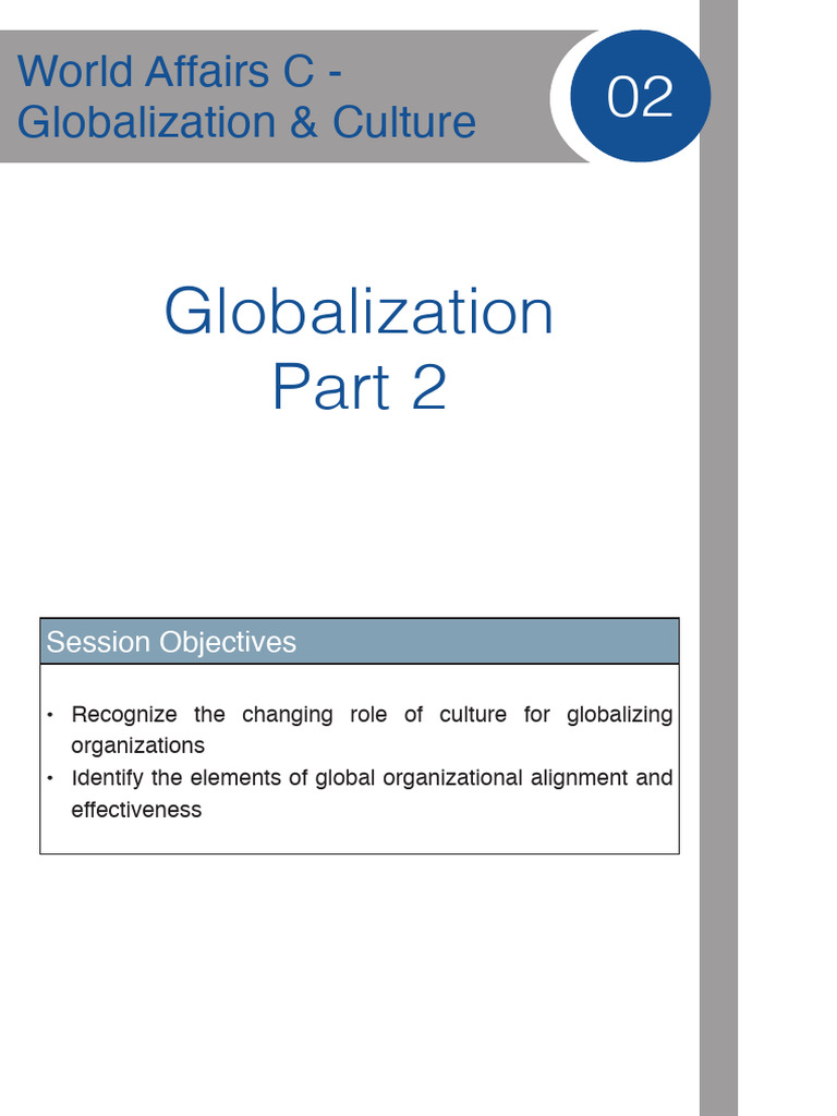 02 - Globalization Part 2 | PDF