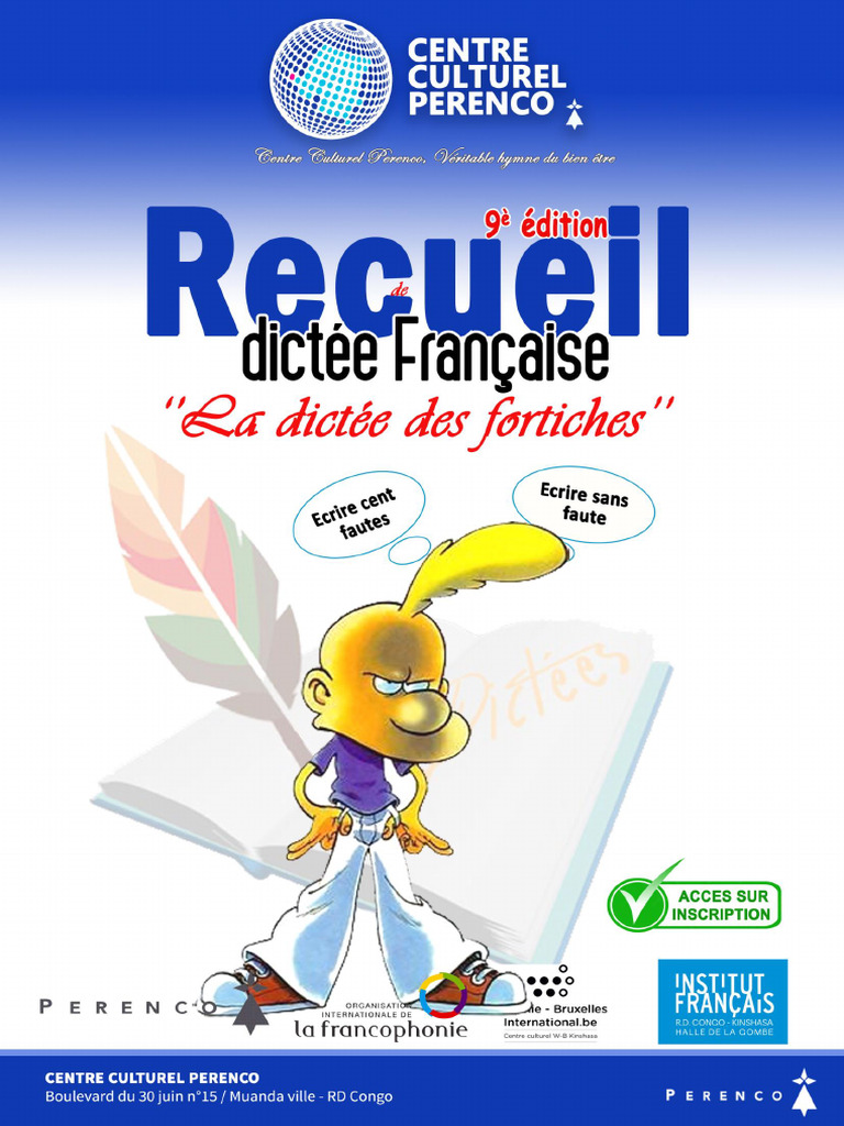 Recueil de Dictees 2023 PDF | PDF