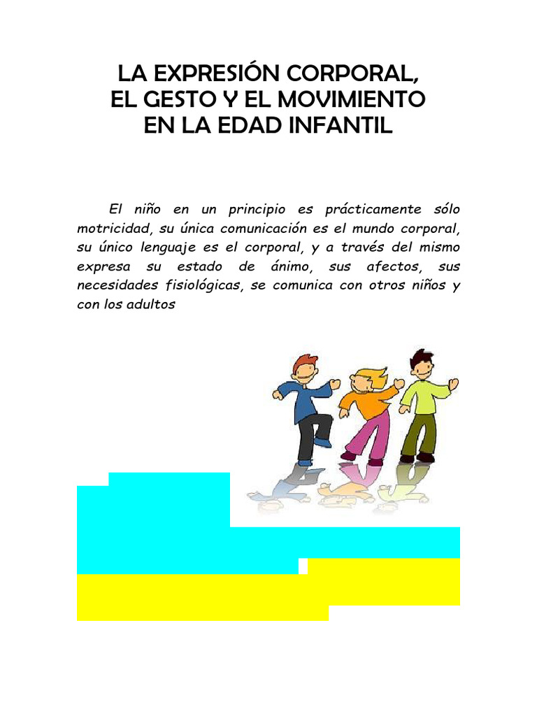 La Expresion Corporal | PDF