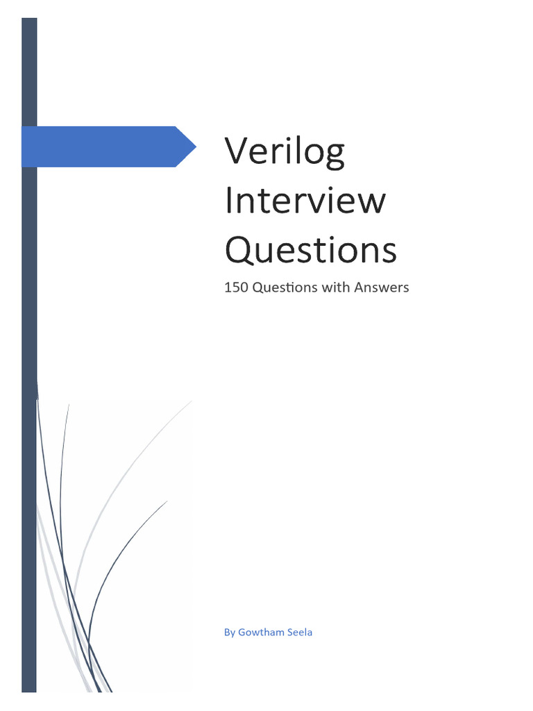 Verilog Interview Questions: 150 Ques Ons With Answers | PDF