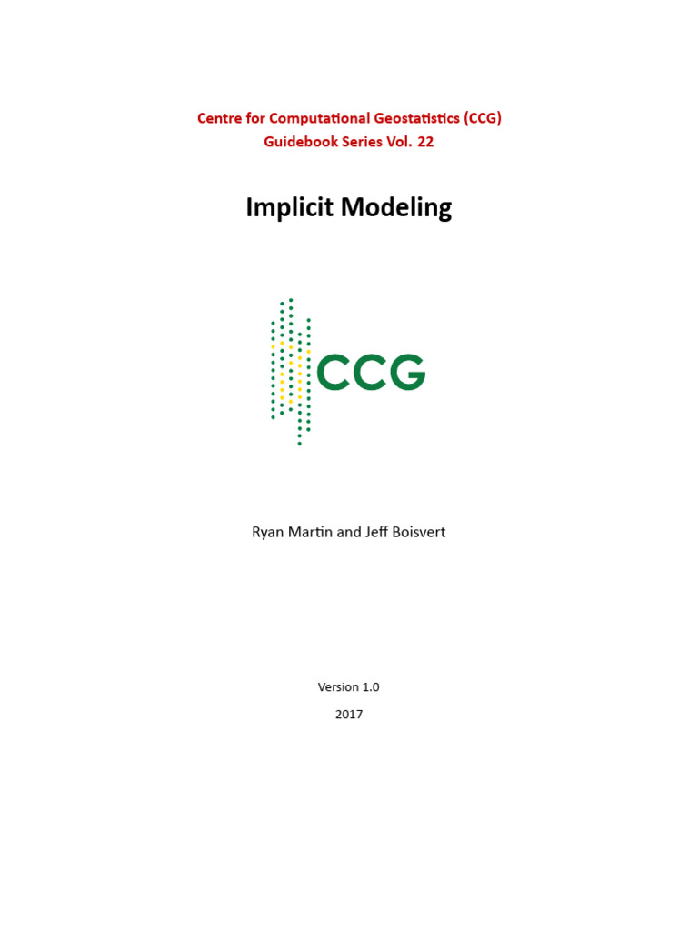 Vol 22 Implicit Modeling | PDF