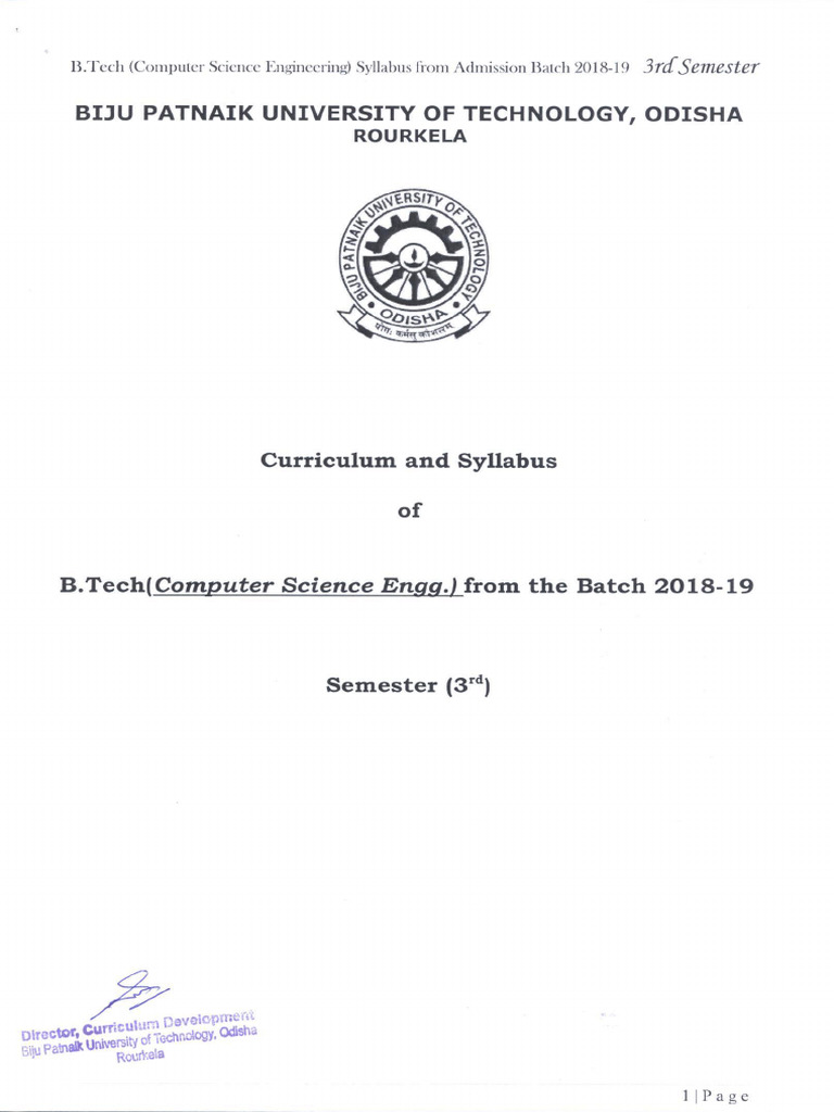 3rd-sem syllabus | PDF