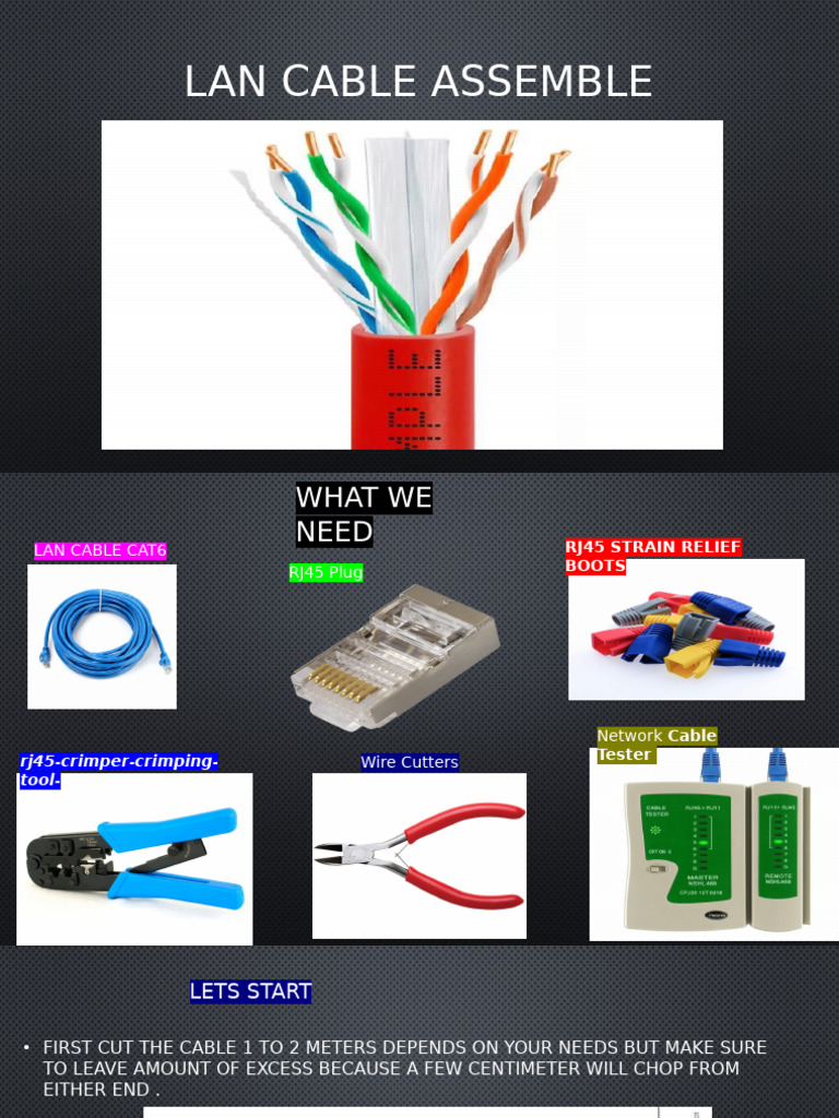 Lan Cable Assembly | PDF