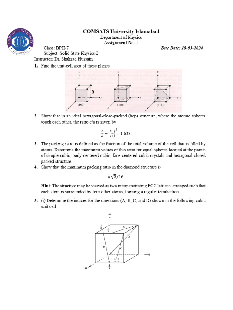 Assignment No. 1 (1) | PDF