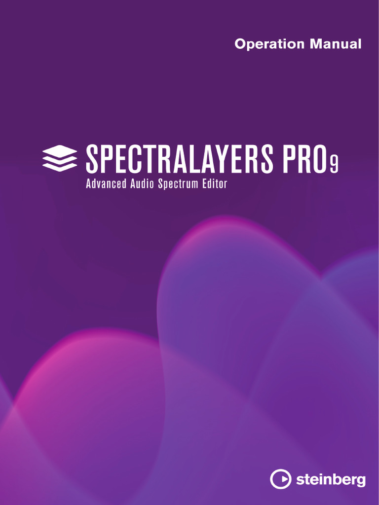 SpectraLayers Pro 9 Operation Manual en | PDF