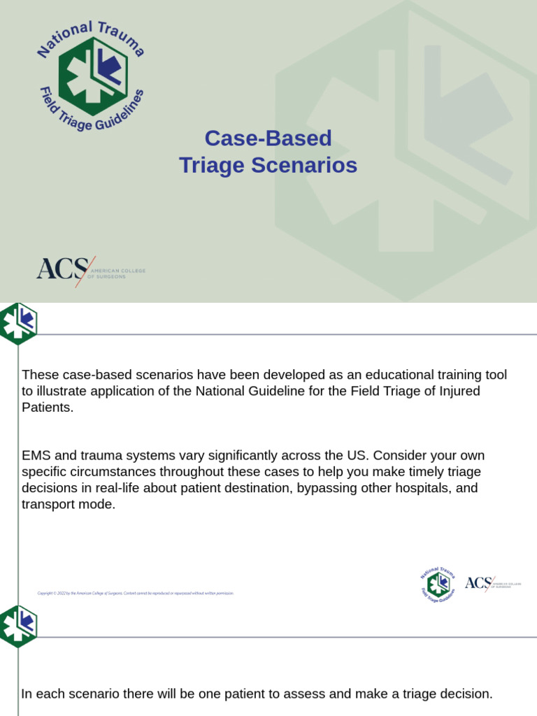 Case Scenarios Slide Deck Abcd | PDF