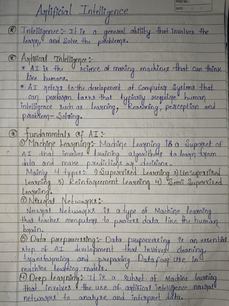 ai pdf notes | PDF