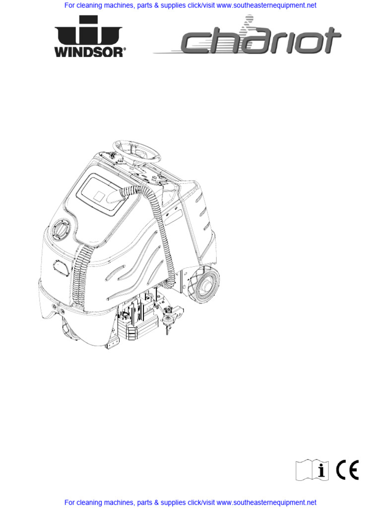 Windsor Chariot Operator and Parts Manual | PDF | Brake | Computers
