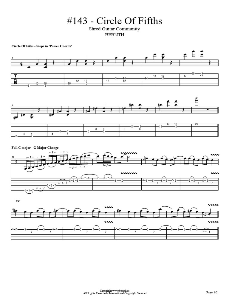 #142 - Circle of Fifths Examples | PDF