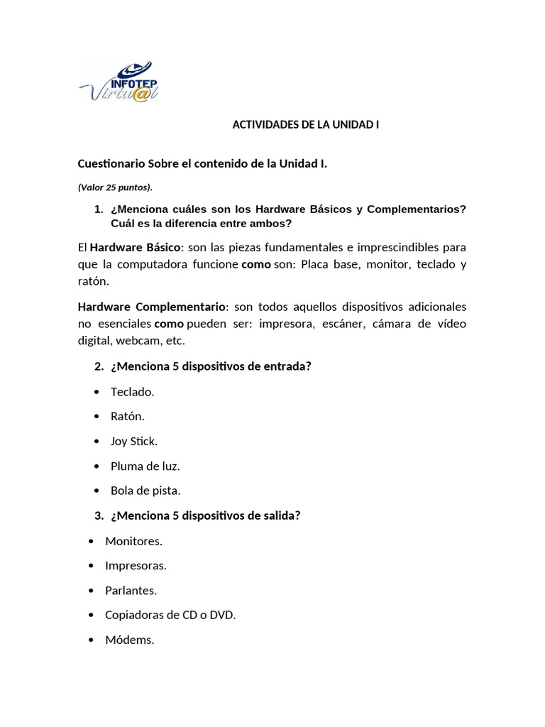 Ejercicio 1 Del Módulo 2 | PDF