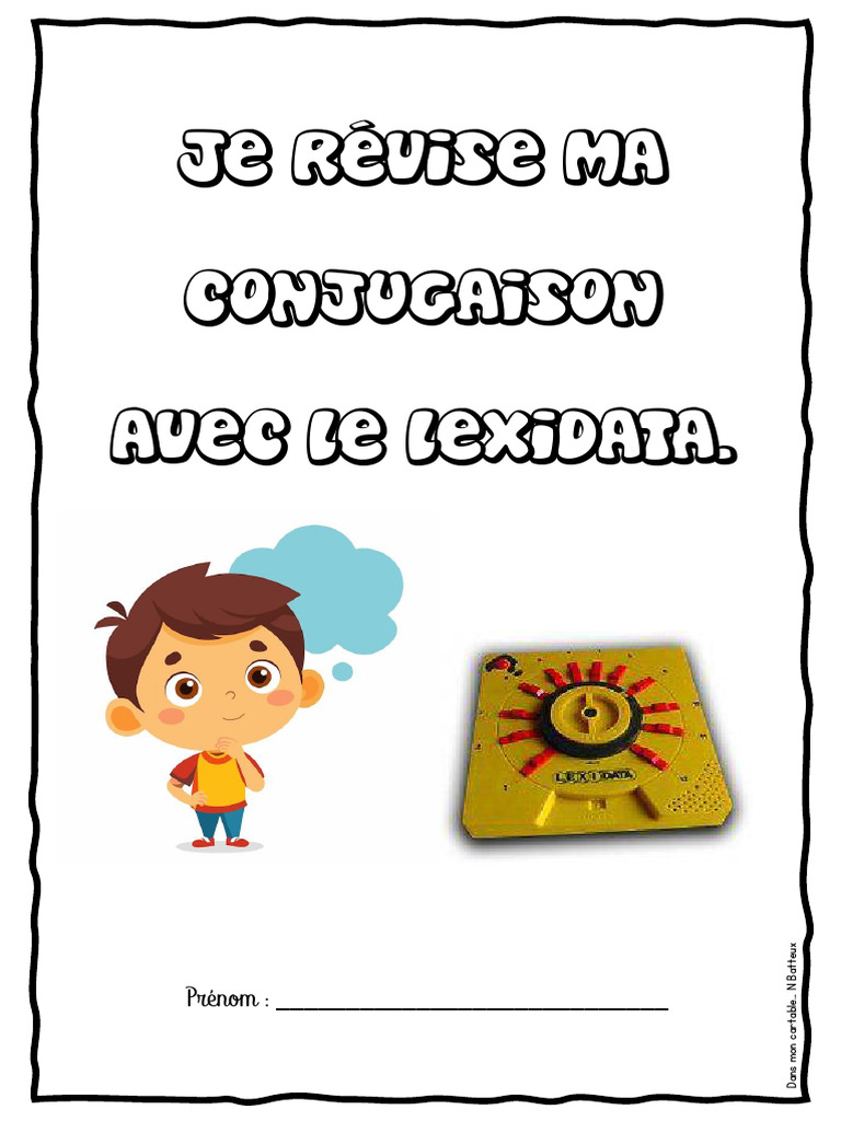 Fiches Lexidata Révisions Conjugaison Série 7 Groupes 1 À 20 | PDF