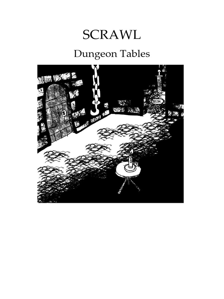 4.1 SCRAWL dungeon tables | PDF