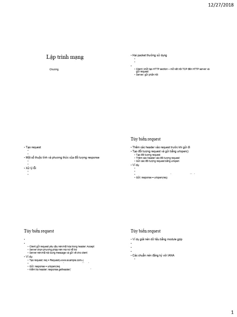 Lap Trinh Mang Chuong 2 Python | PDF