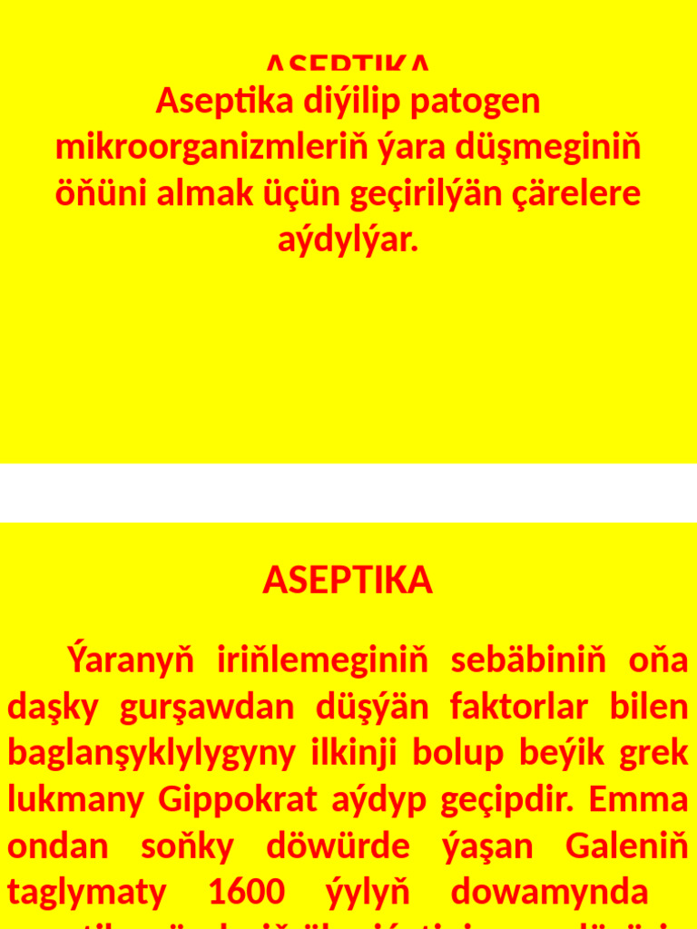 ASEPTIKA | PDF