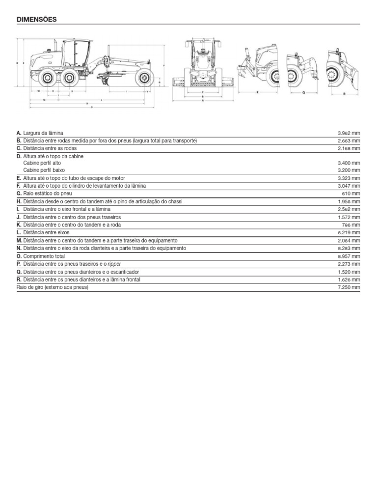 Motoniveladora - 865B - Series 2 | PDF