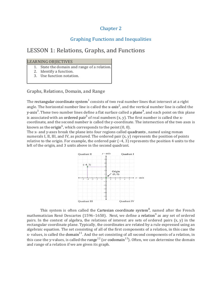 College and Advanced Algebra Chapter 2 | PDF