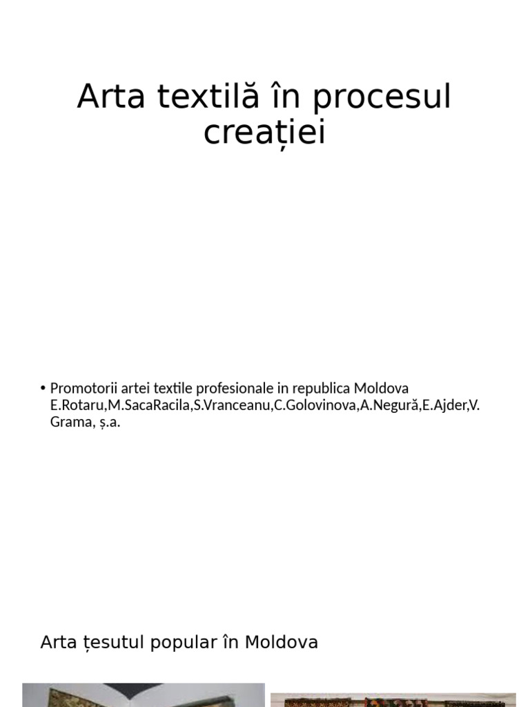 Arta Textila | PDF
