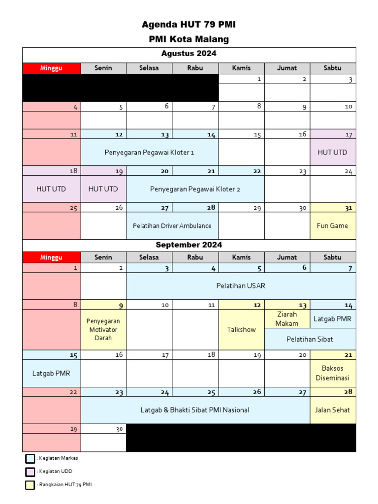 Agenda HUT 79 PMI-1 | PDF