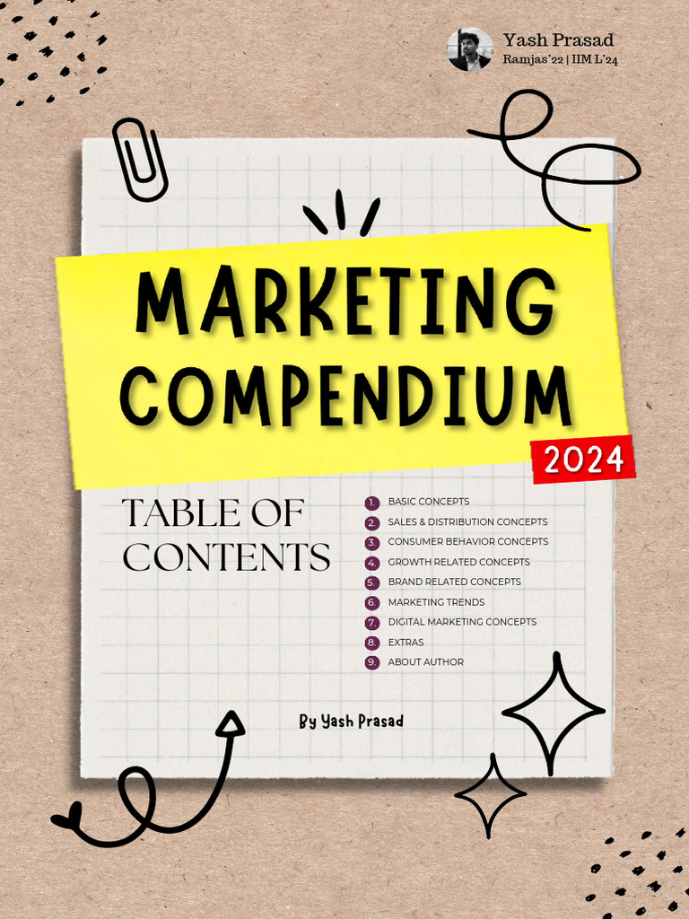 Marketing Compendium 2024 - YashPrasad | PDF
