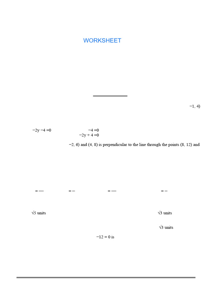 10 & 11 Straight Lines and Conic Sections | PDF | Triangle | Ellipse