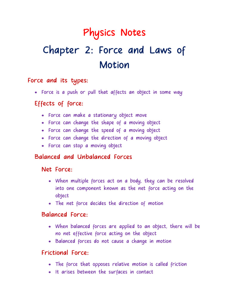 Chapter 2 Notes | PDF