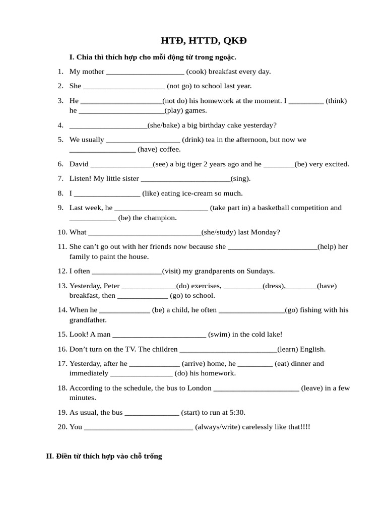 HTĐ, HTTD, QKĐ | PDF