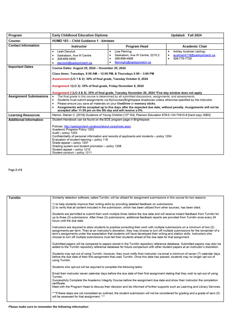 HUMD 183 Supplemental Course Outline Kimiwan (2024-2025) | PDF