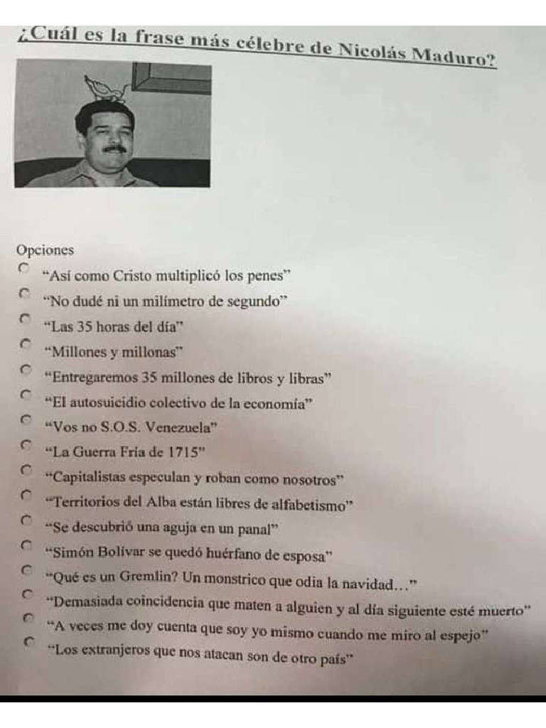 maduro | PDF