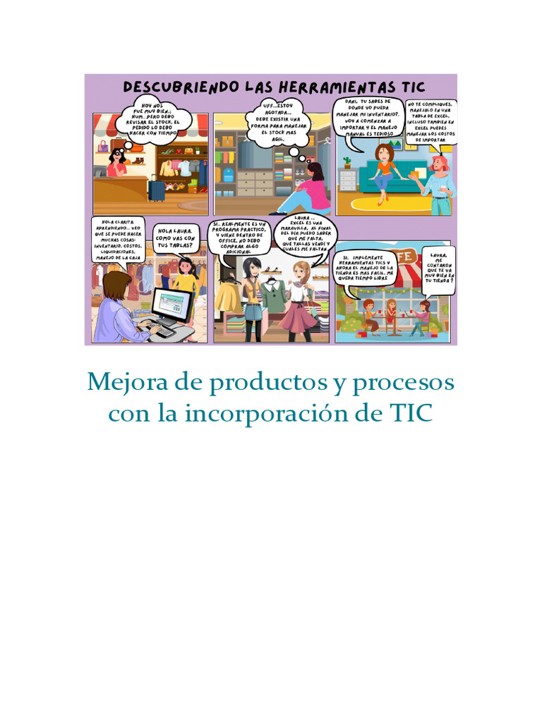 Mejora de Productos y Procesos Con La Incorporación de TIC | PDF