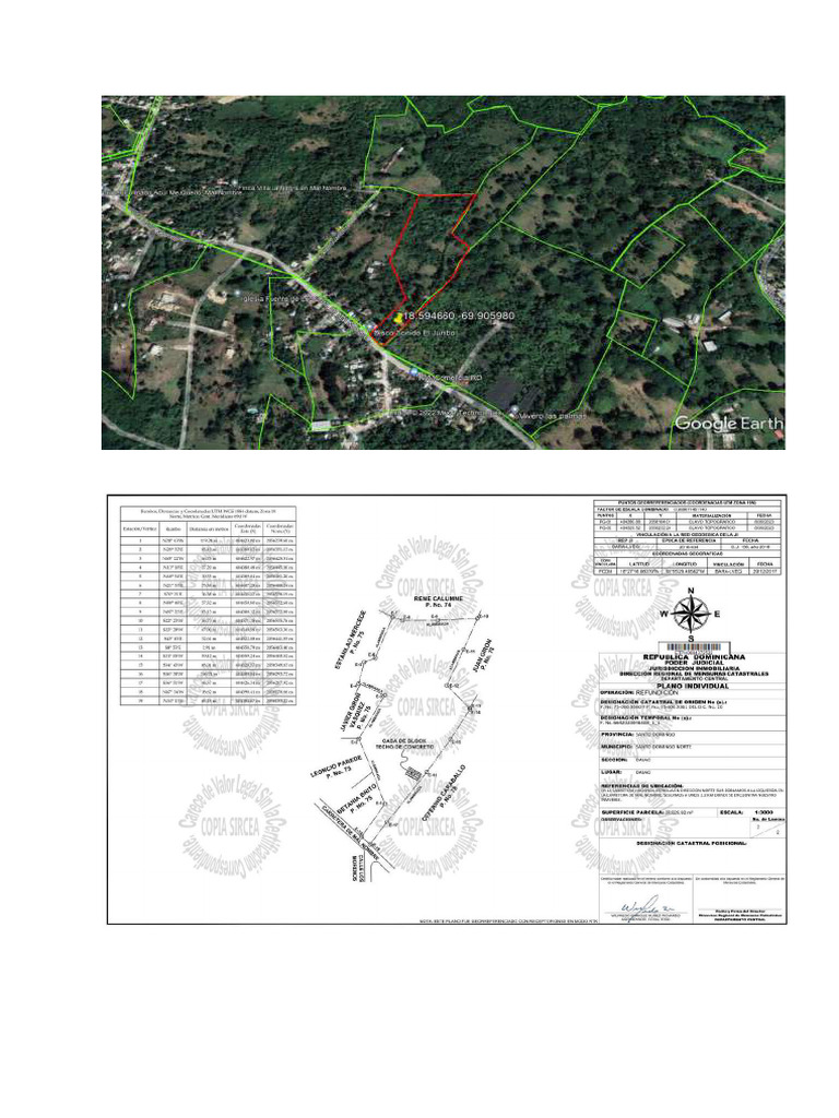 Plano Terrenos El Dajao | PDF