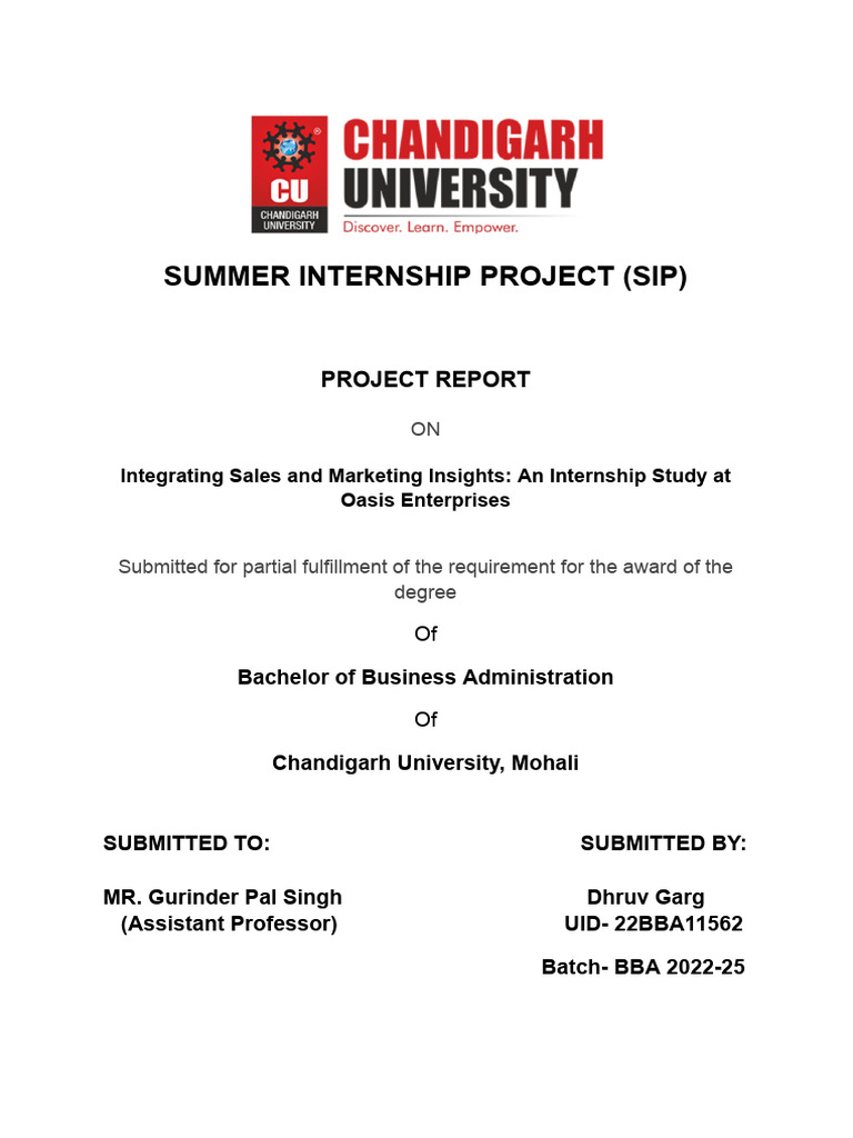 Sip - Dhruv Garg | PDF