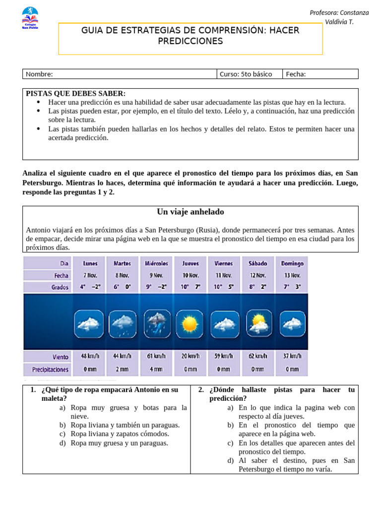 Guia Hacer Predicciones 2 | PDF