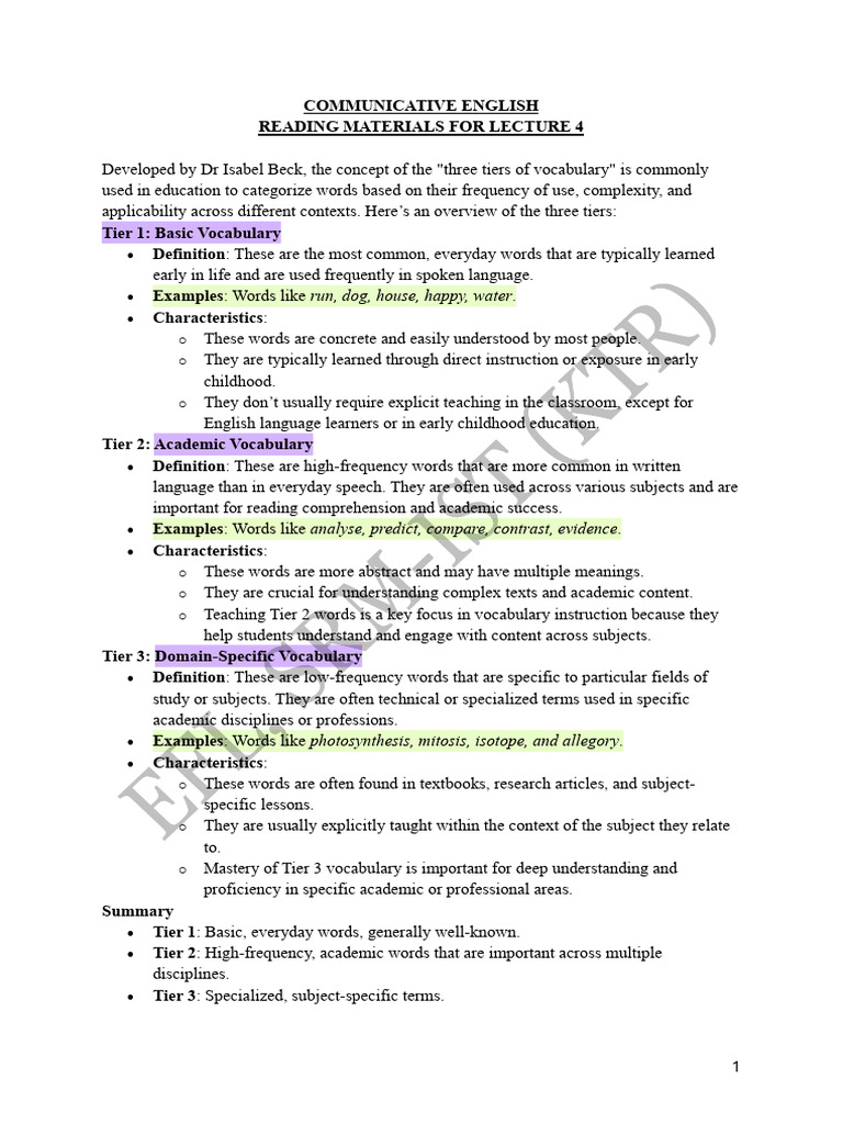 Reading Material Lecture 4 and 5 | PDF