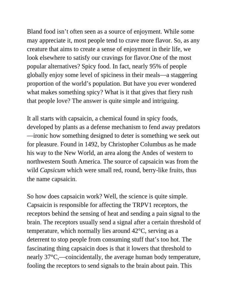 The Science of Spice | PDF