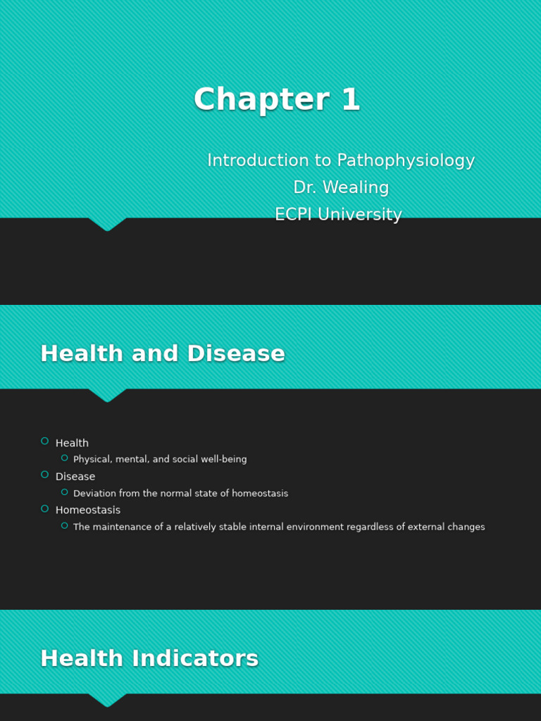 Patho Chap 1 Introduction | PDF