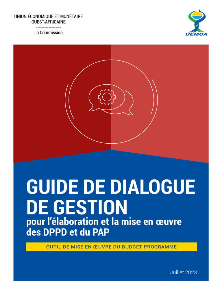 UEMOA - Guide de Dialogue Edocucenter | PDF