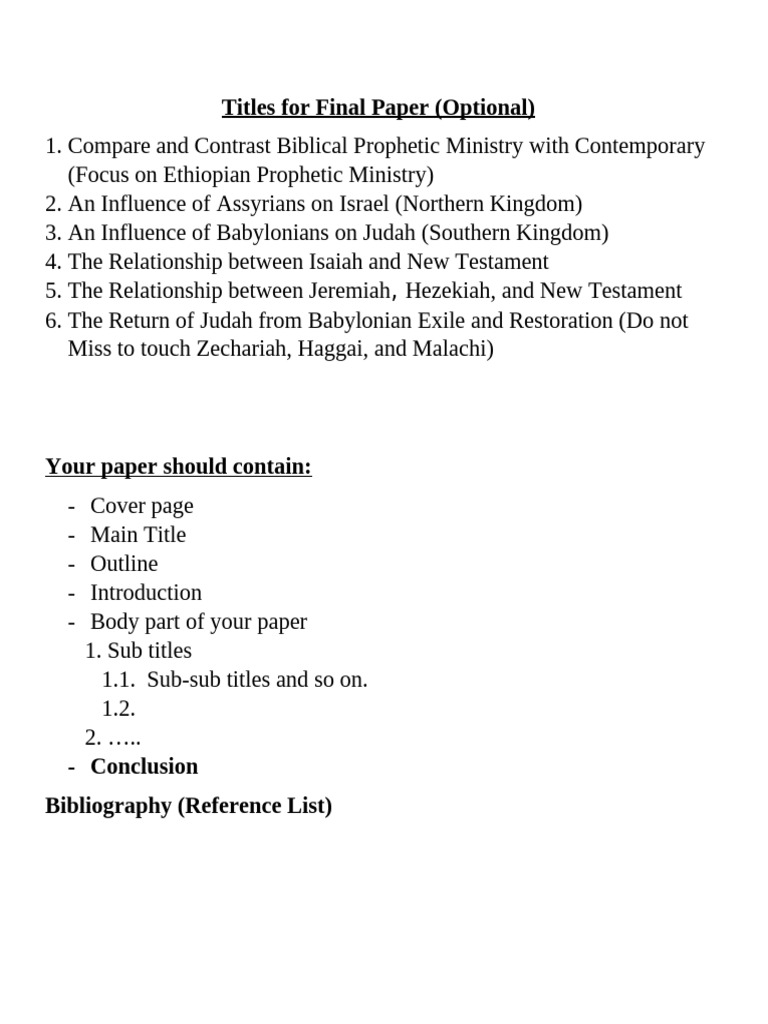 Titles of Paper (Optional) | PDF