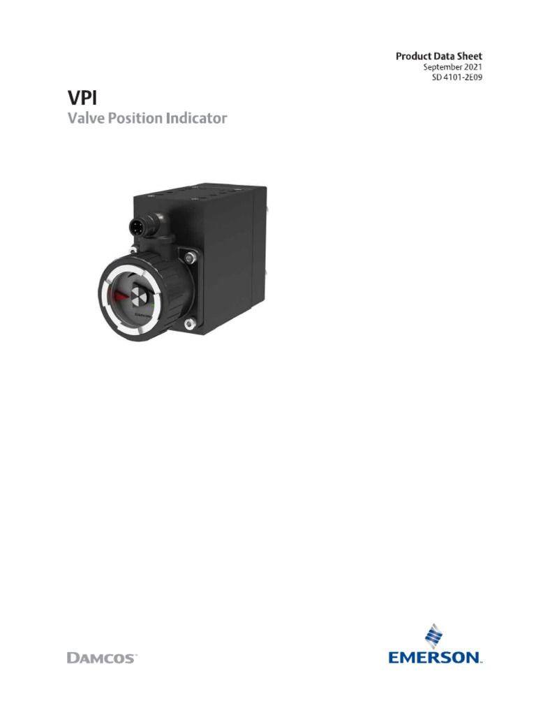 VPI - Valve Position Indicator | PDF