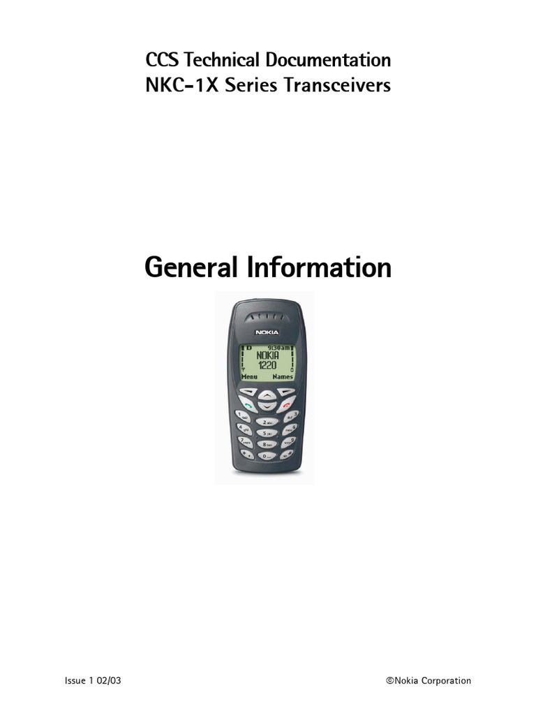 Nokia 1220 NKC-1X 2 | PDF